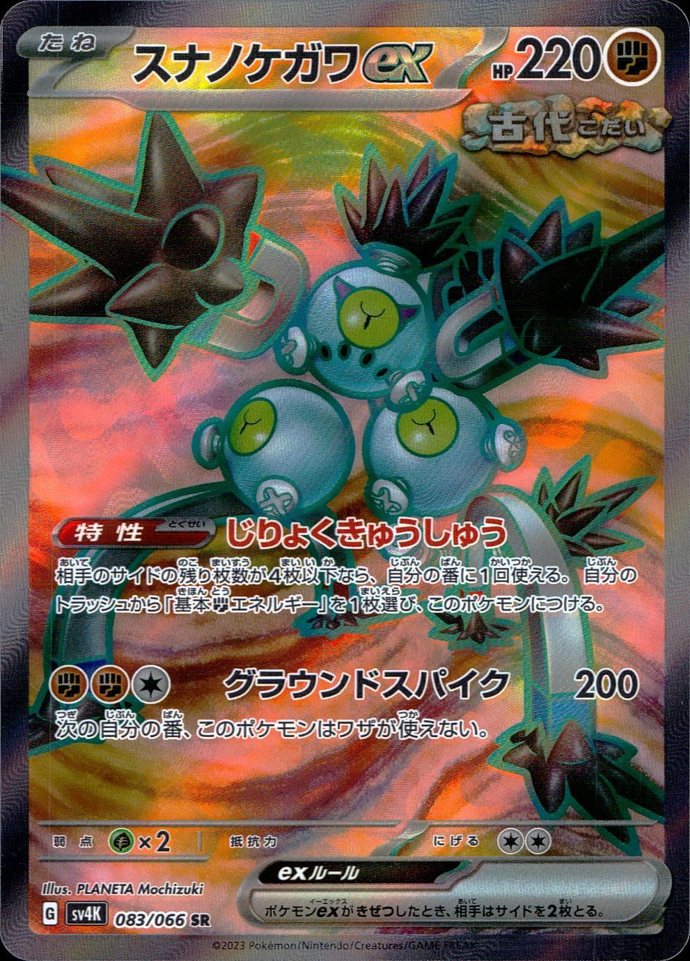 083/066/SV4K/B/SR スナノケガワex