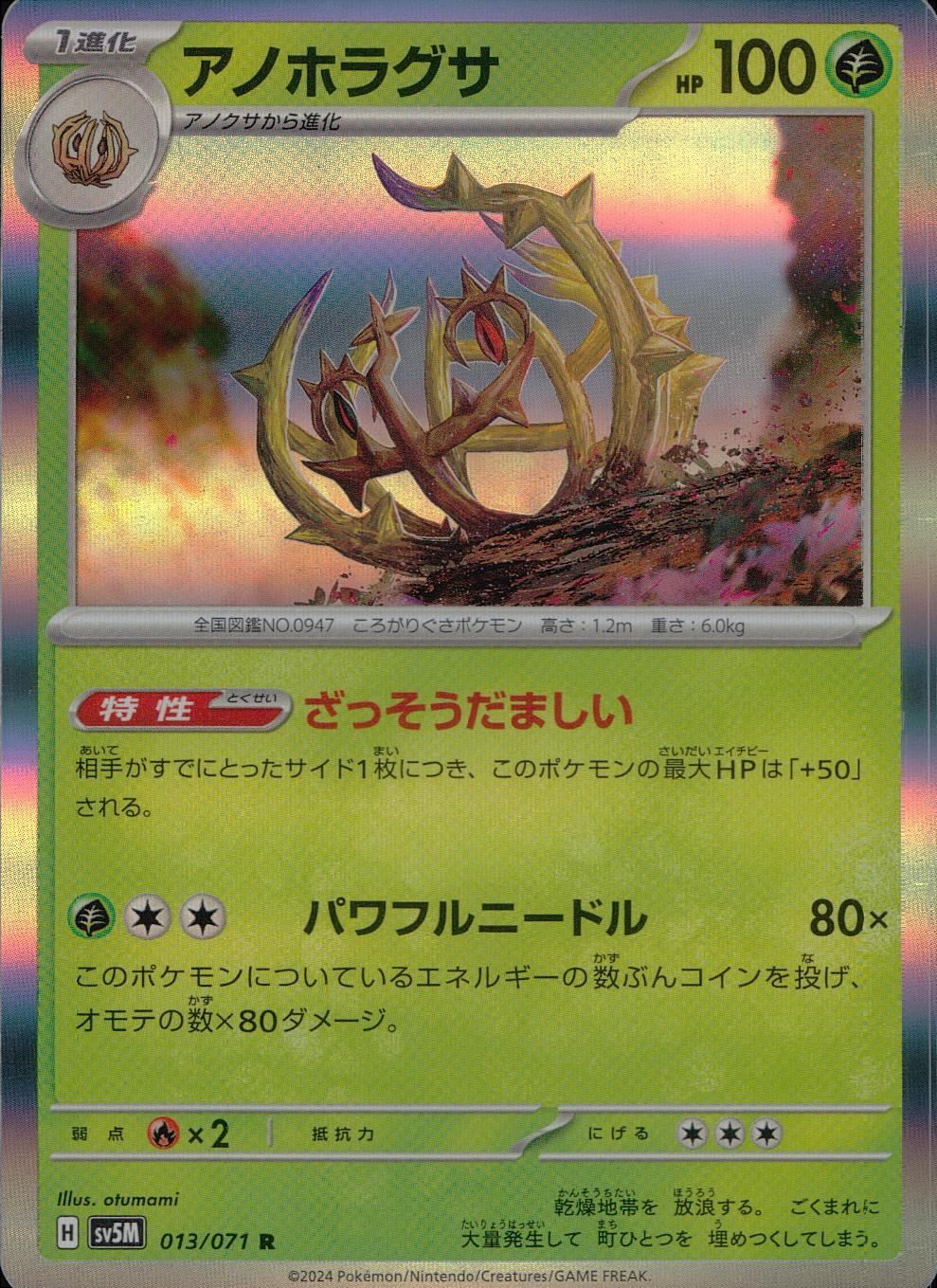 013/071/SV5M/B/R アノホラグサ – トレジャーコレクション